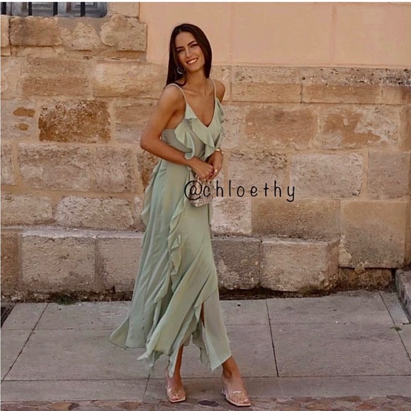 Zara | Dresses | Zara Ruffle Dress | Poshmark